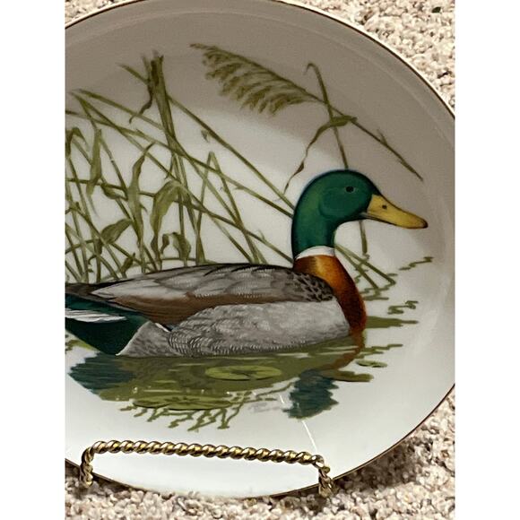 Rubel & Co | Dining | Waterfowl Duck Plate By Ned Smith Vtg Rare ...